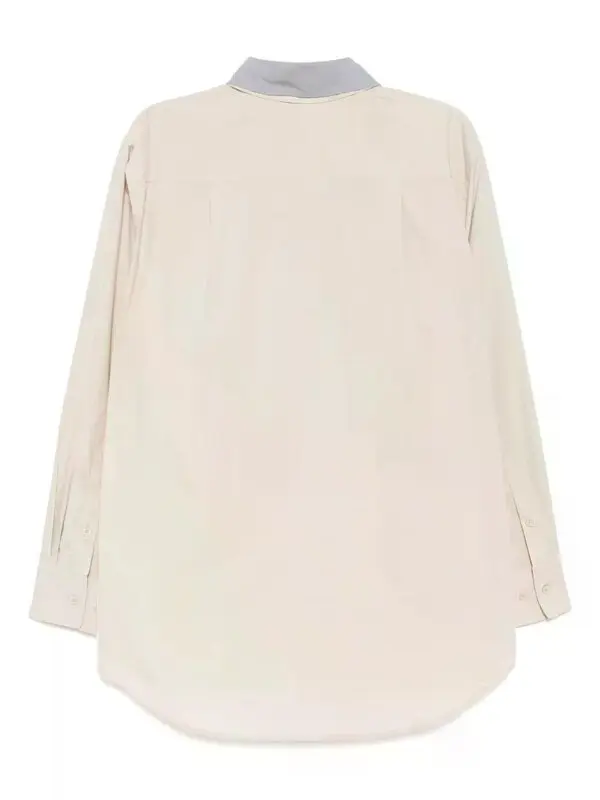 RECTO Contrast Double-collar Shirt