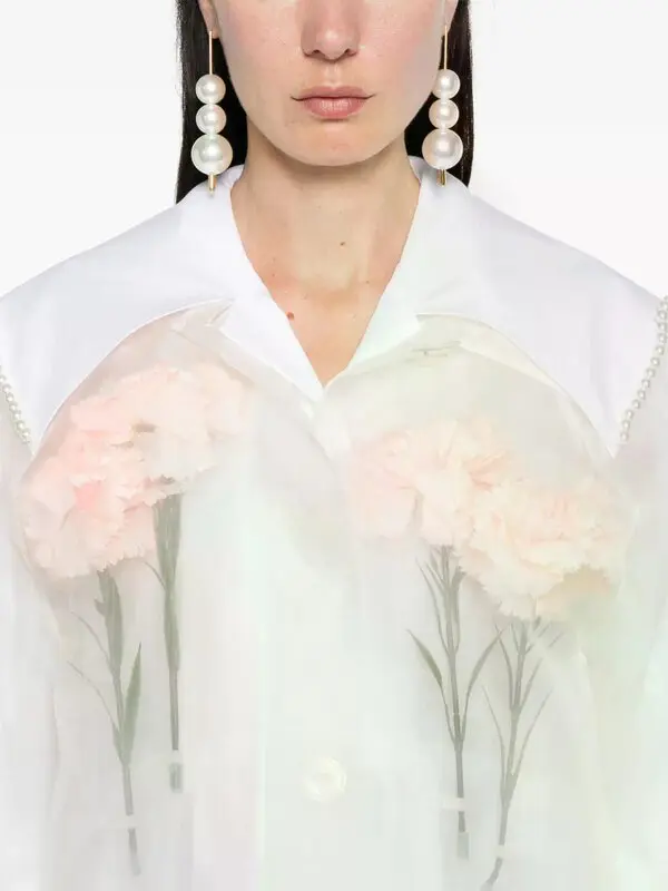 Simone Rocha Stuffed Carnation Coat
