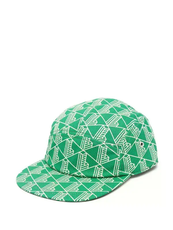 Lacoste Printed Twill Cap - Green