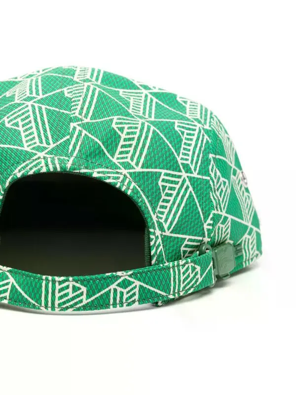 Lacoste Printed Twill Cap - Green