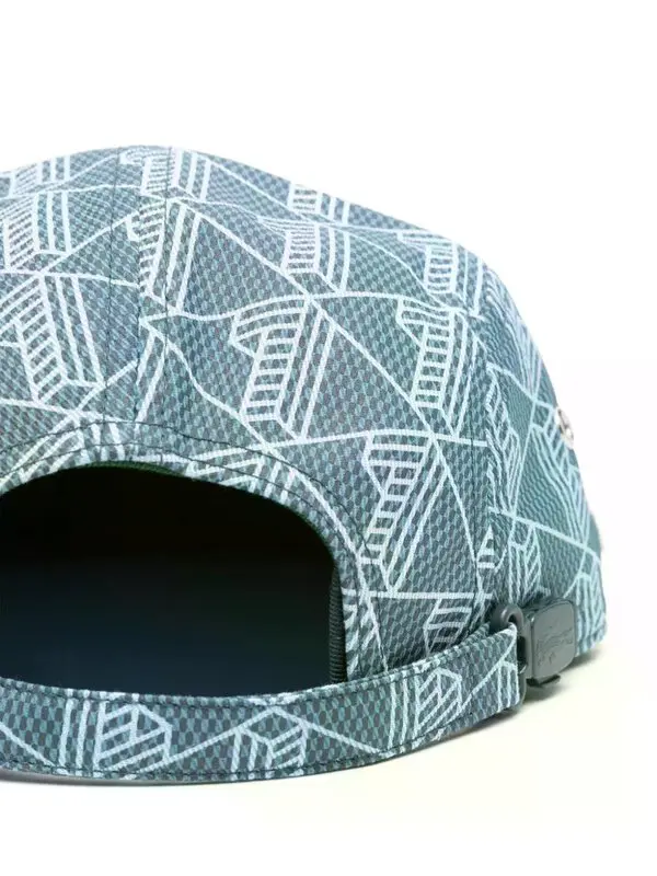 Lacoste Printed Twill Cap - Blue
