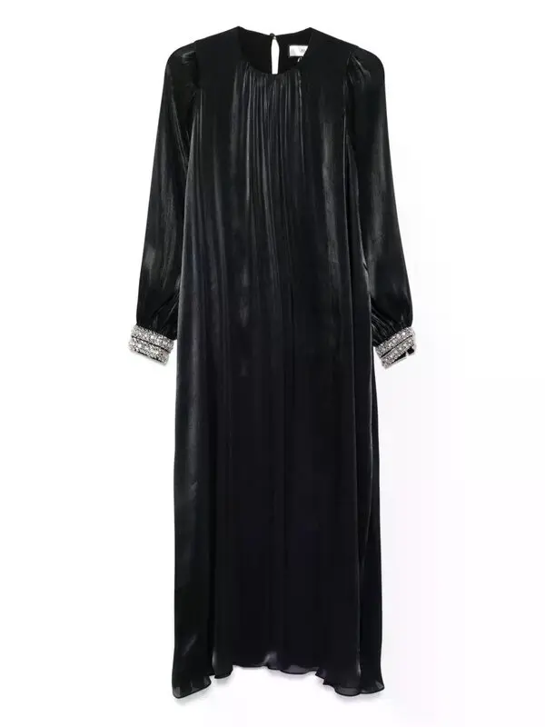 NISSA Beaded-cuff Maxi Dress