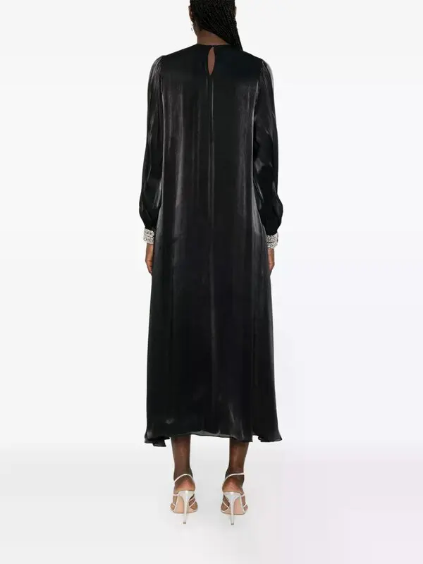 NISSA Beaded-cuff Maxi Dress