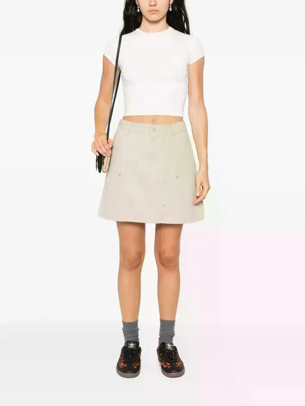 Carhartt Work In Progress Maeve Double Mini Skirt - Neutrals