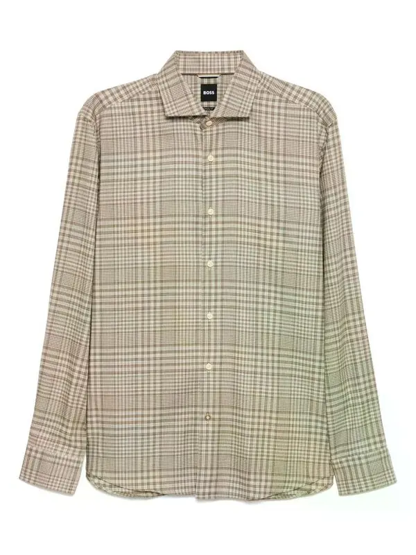BOSS Check Pattern Shirt
