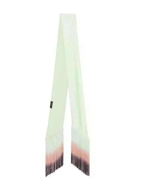 Andamane Fringed Scarf - Green