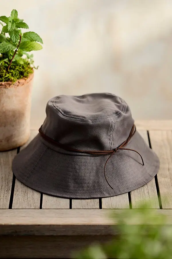 TERRAIN Cord Band Crusher Hat - Grey