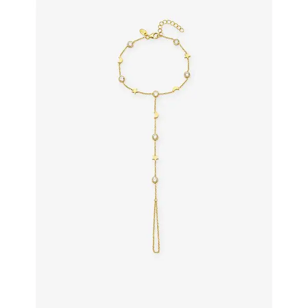 LA MAISON COUTURE Assya London Hedone Hand Bracelet - Gold