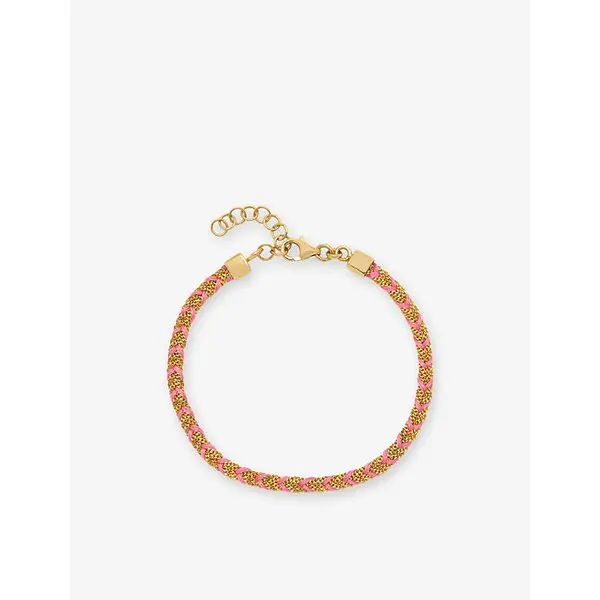LA MAISON COUTURE Assya Panama Friendship Bracelet - Pink