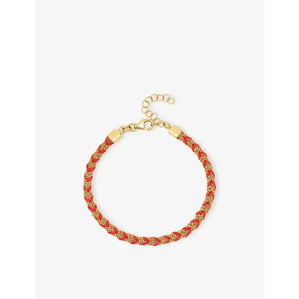 LA MAISON COUTURE Assya Panama Friendship Bracelet - Red