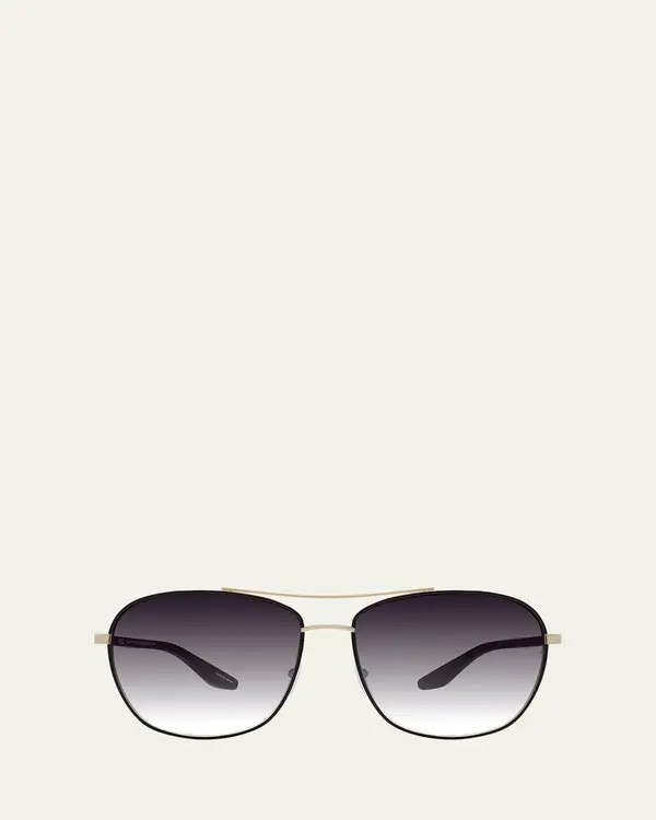 Barton Perreira Brown sully Gradient Aviator Sunglasses originally $630 Barton Perreira Sully Aviator Titanium Sunglasses | Neiman  main image 4