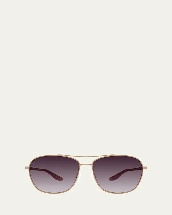 Barton Perreira Sully Aviator Sunglasses - Rose