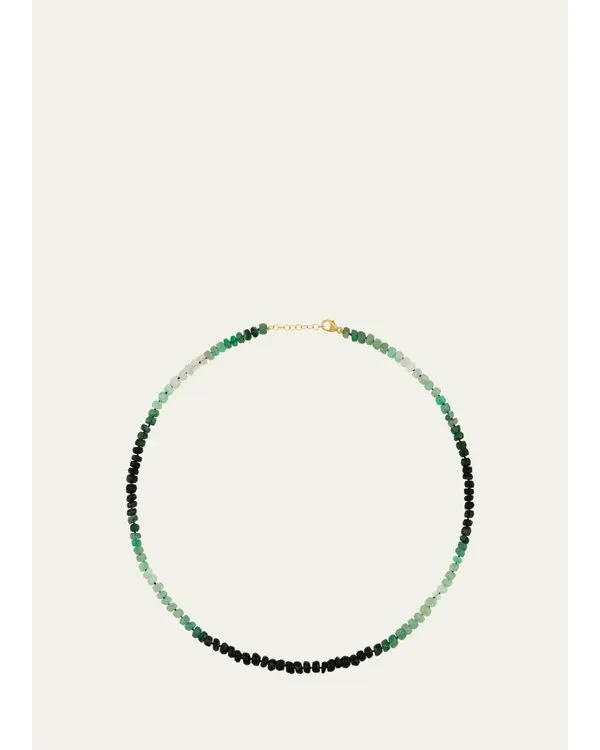 Jia Jia Ombre Emerald Necklace