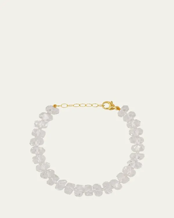 Jia Jia Oracle Crystal Quartz Gemstone Bracelet - Clear