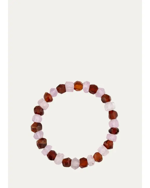 Jia Jia Gaia Garnet & Kunzite Bracelet - Pink/red