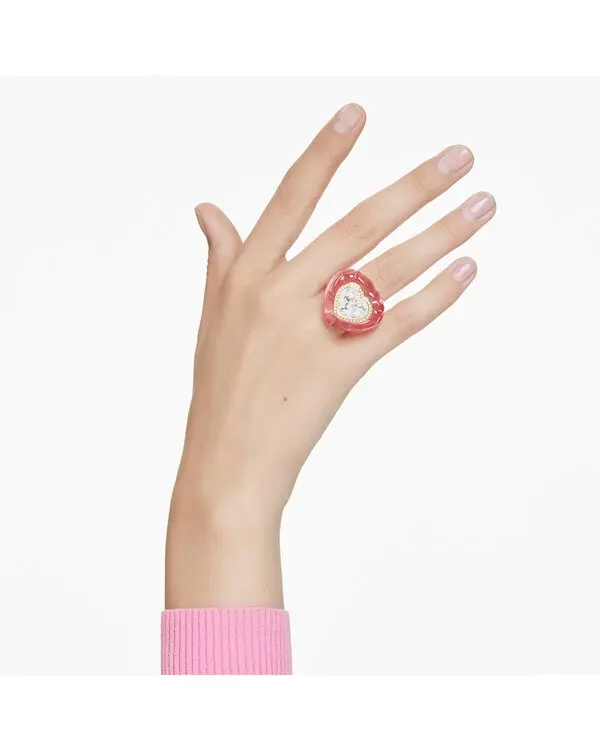 SWAROVSKI Dulcis Heart Crystal Cocktail Ring