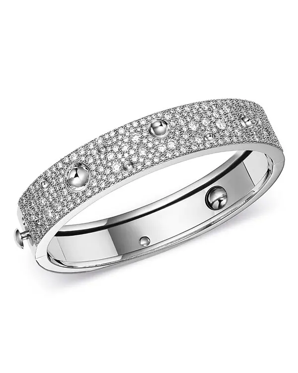 Roberto Coin 18k Gold Diamond Pois Moi Luna Bracelet - White