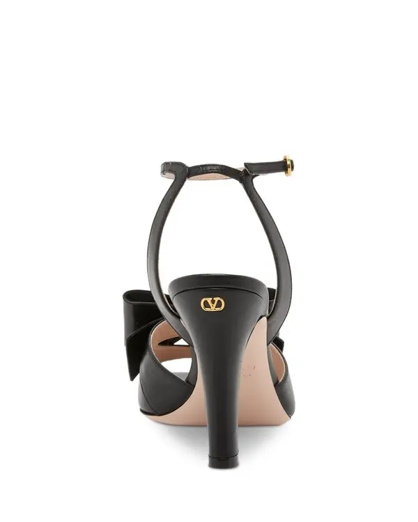 Valentino Garavani Bow Detailing Sandals - Black