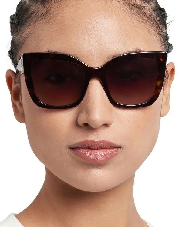 Marc Jacobs Square Sunglasses - Havana/brown