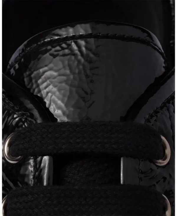 Prada Naplak Patent Leather Sneakers - Black