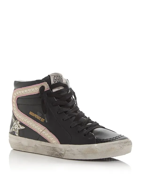 GOLDEN GOOSE Slide Embellished High-top Sneakers