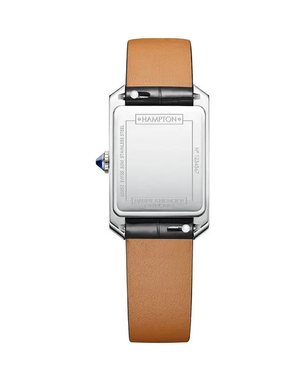 Baume & Mercier Hampton Watch 35mm X 22mm - White/black