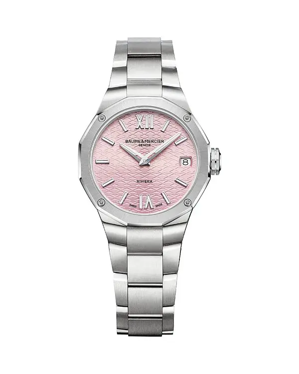 Baume & Mercier Riviera Watch - Pink/silver