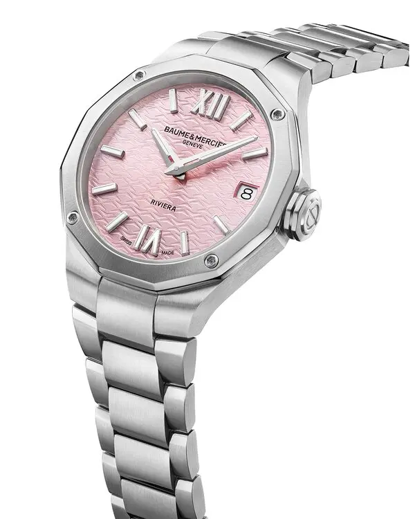 Baume & Mercier Riviera Watch - Pink/silver