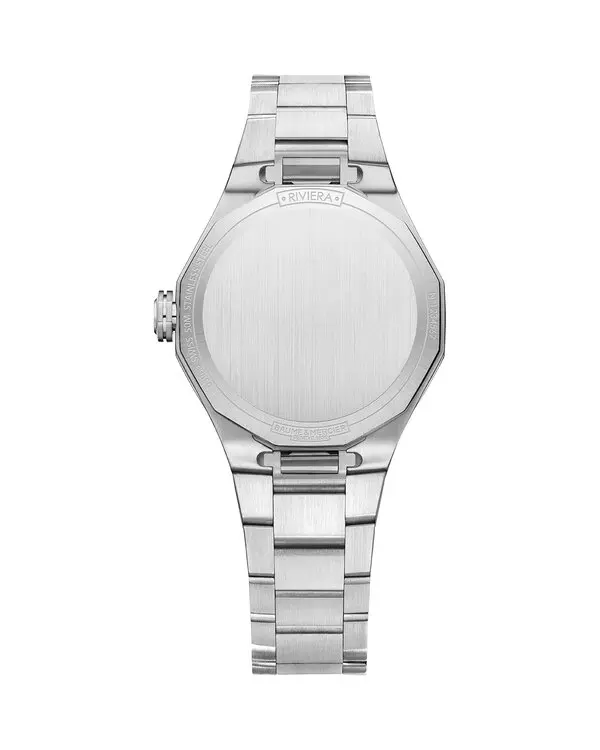 Baume & Mercier Riviera Watch, 33mm - Silver/silver
