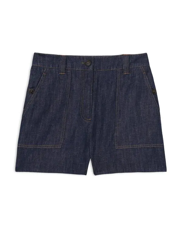 REISS Ashby Denim Shorts - Indigo