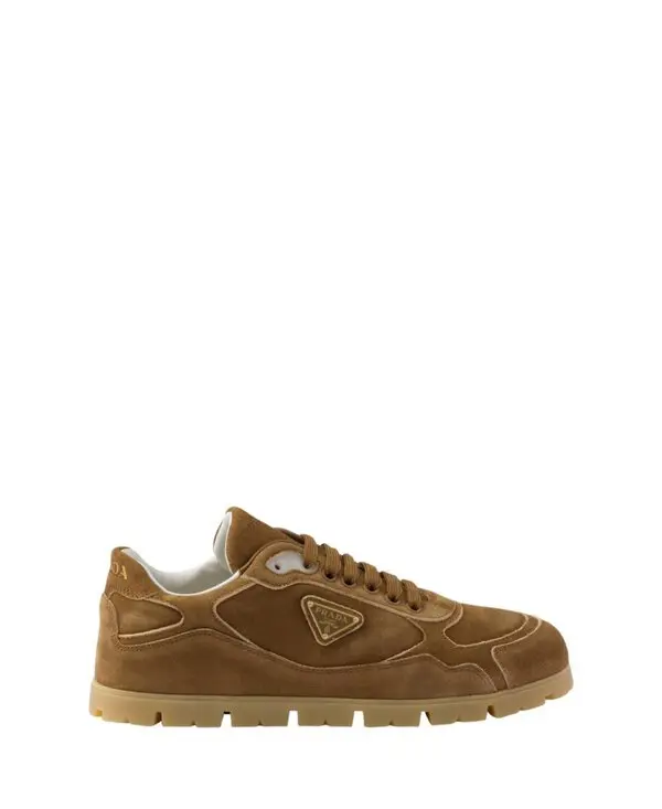 Prada Trail Suede Sneakers - Cinnamon