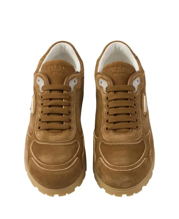 Prada Trail Suede Sneakers - Cinnamon