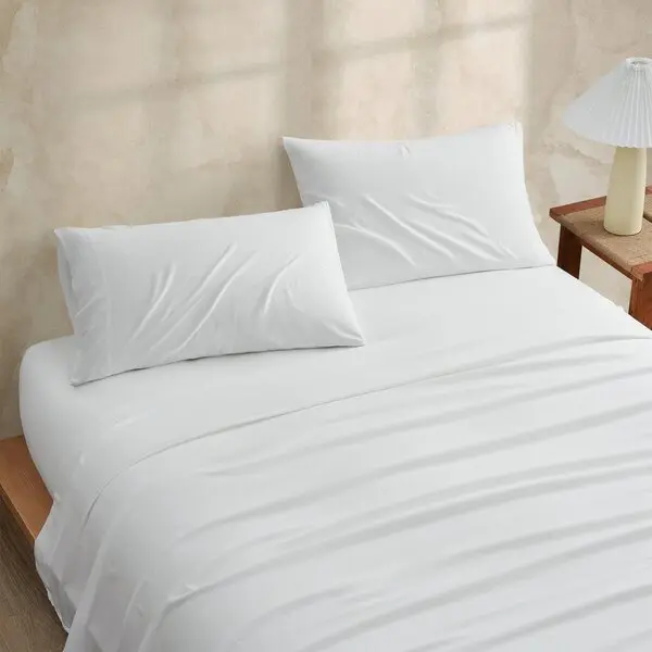 UGG Devon Microfiber Sheet Set, King - Snow