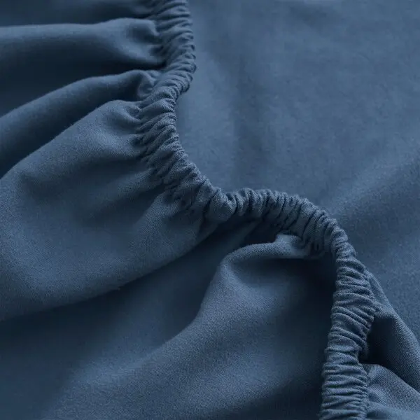 UGG Devon Microfiber Sheet Set, Queen - Pacific Blue