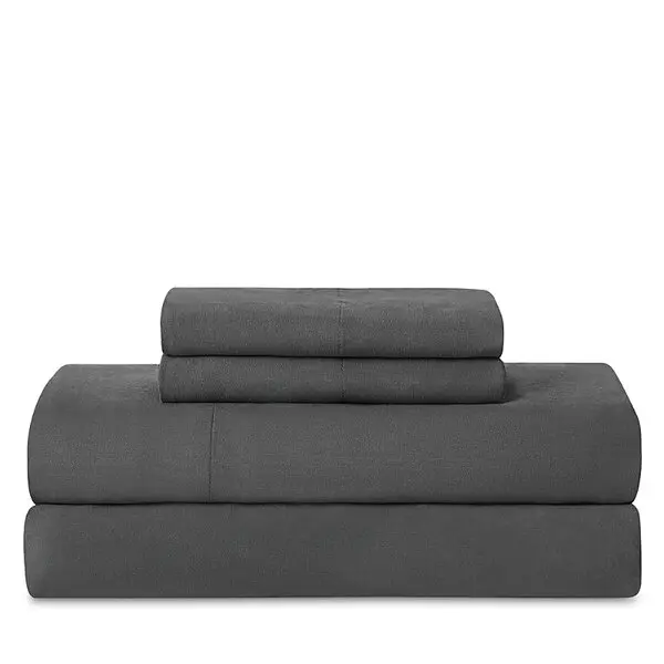 UGG Devon Microfiber Sheet Set, Twin - Charcoal