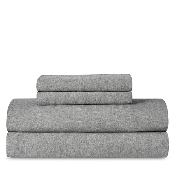 UGG Devon Microfiber Sheet Set, Twin - Heather Grey