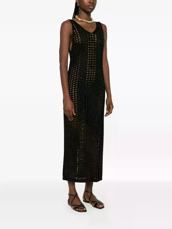 Liu Jo Open-knit Maxi Dress
