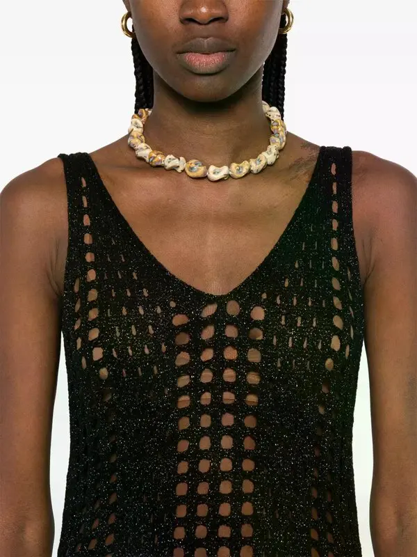 Liu Jo Open-knit Maxi Dress