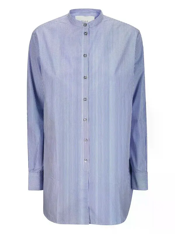 Studio Nicholson Cotton Striped Shirt - Blue