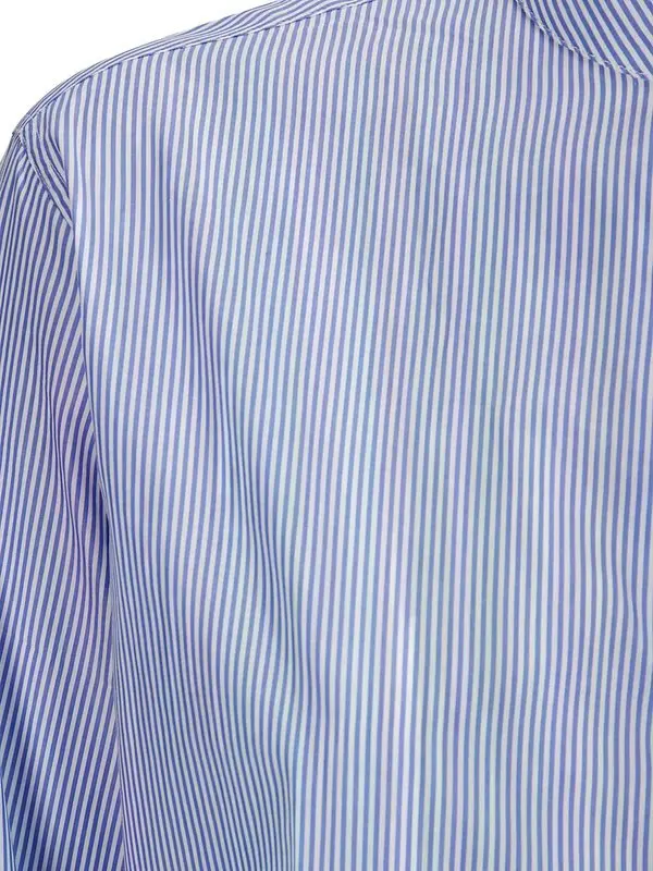 Studio Nicholson Cotton Striped Shirt - Blue