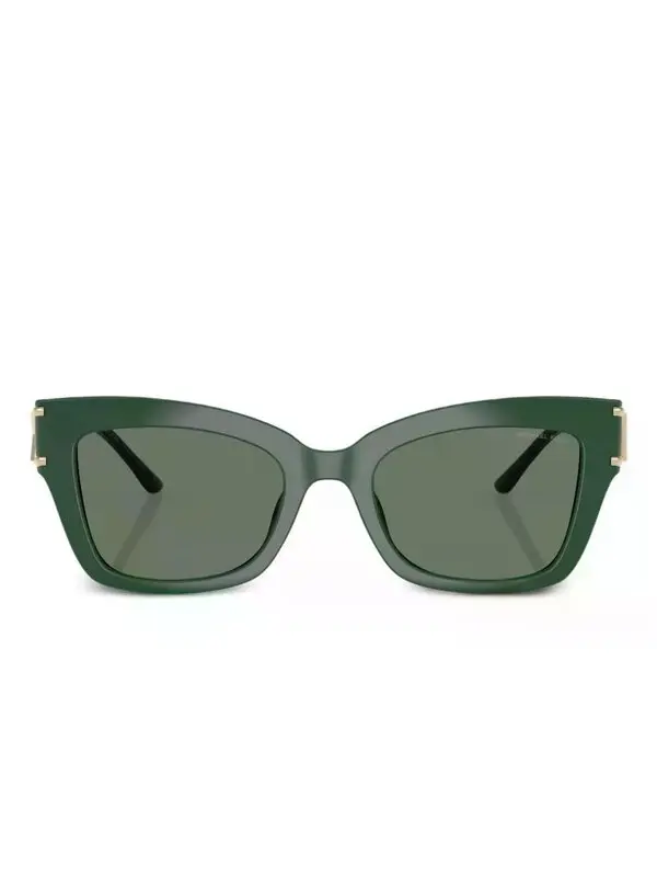 Michael Kors Logo-plaque Sunglasses - Green