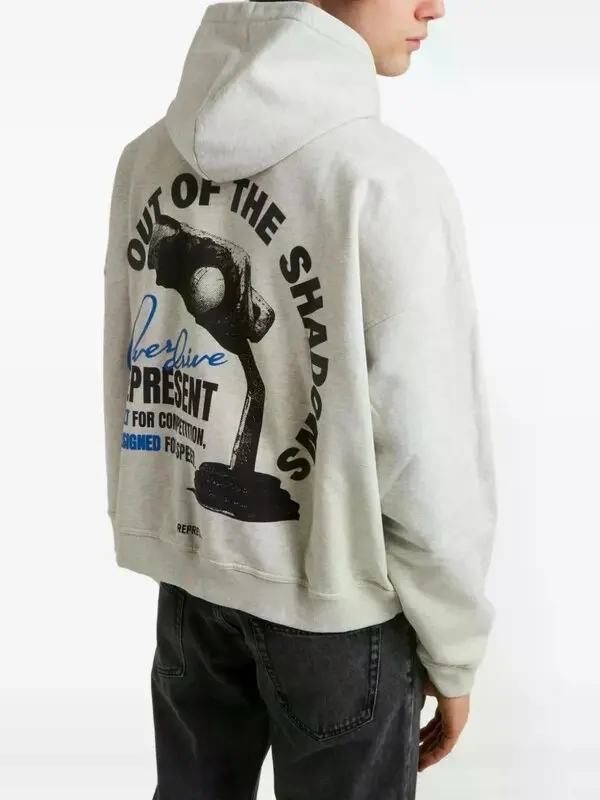 REPRESENT Logo-print Hoodie
