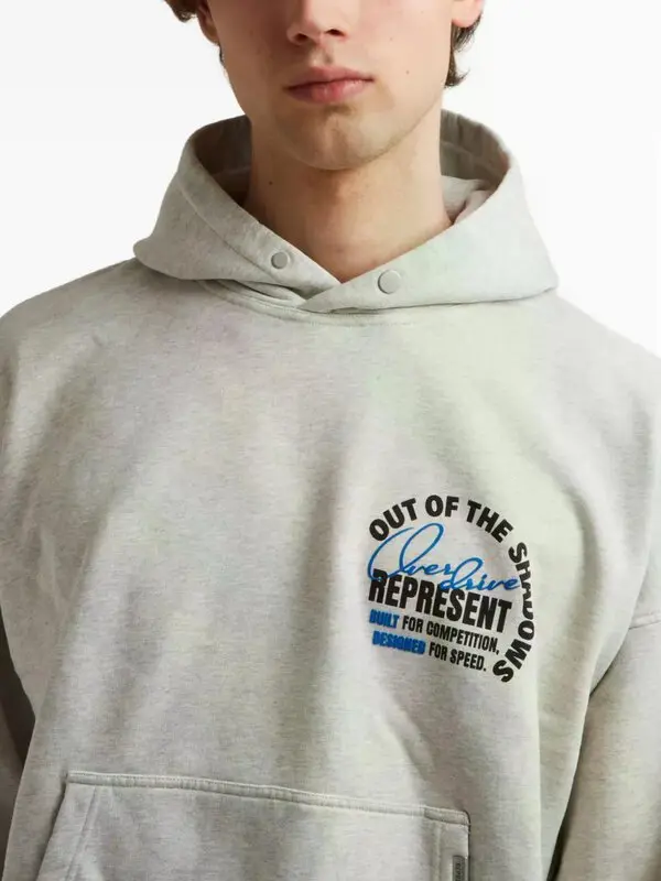 REPRESENT Logo-print Hoodie