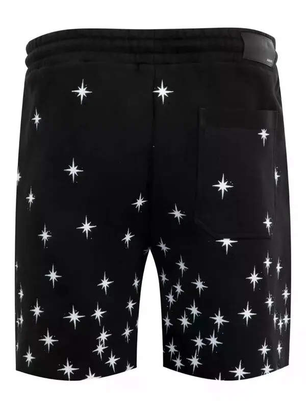 Amiri Starburst Crystal Sweatshorts
