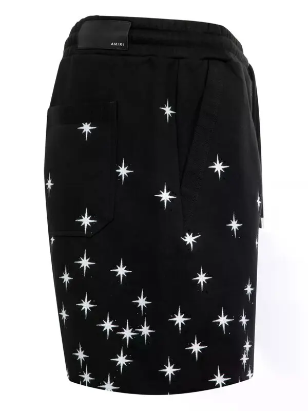 Amiri Starburst Crystal Sweatshorts