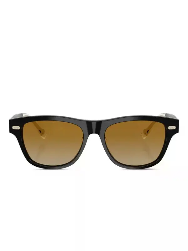 Brunello Cucinelli Gradient-lenses Sunglasses - Black