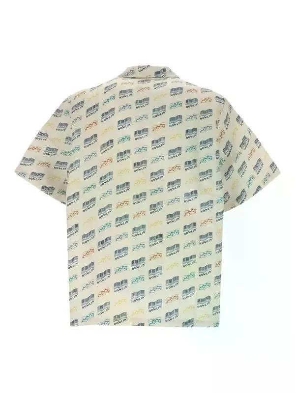 Howlin' Logo-print Shirt - Neutrals