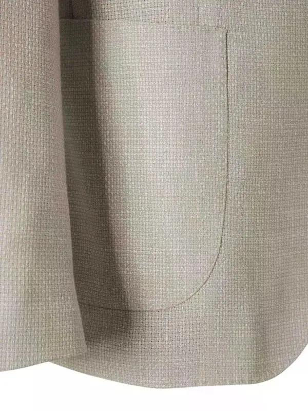 LARDINI Basketweave Blazer - Neutrals