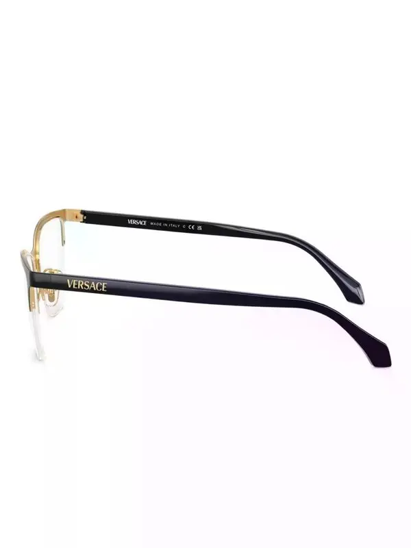 Versace Logo Print Eyeglasses