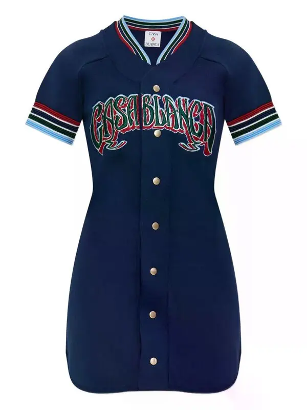 Casablanca Baseball Mini Dress